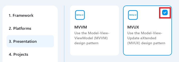 How to set up an MVUX project